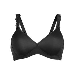 Anita Damen T-Shirt-BH "Soft BH Selma", Gr. 95, schwarz, Stoff, Obermaterial: 60% Polyester PES. 27% Polyamid PA. 13% Elasthan EL., BHs