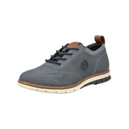 Bugatti Herren Schn&uuml;rschuh "Bugatti Halbschuhe Textil", Gr. 44, grau, Textil, Schuhe