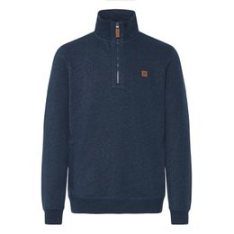 Blend Herren Troyer "Longsweatshirt BHPomes"marineblaus melange, Gr. XXL, Obermaterial: 60% Baumwolle CO. 40% Polyester PES., Pullover
