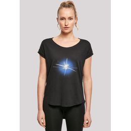 T-Shirt F4NT4STIC "NASA Kennedy Space Centre Planet", Damen, Gr. XS, schwarz, Obermaterial: 100% Baumwolle, regular fit, Rundhals, ohne B&uuml;ndchen, Shirts T-Shirt, Print