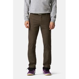 MEYER Herren Chinos "BONN", braun, Gr. 110, unifarben, 50% Baumwolle, 32% Polyester, 15% Viskose, 3% Elasthan, Hosen, mit Flexiblen Bund