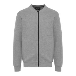 INDICODE Herren Sweatjacke "Sweatjacke IDBronte", grau, Casual, Gr. S, Obermaterial: 77% Polyester PES. 23% Baumwolle CO., Sweatjacken