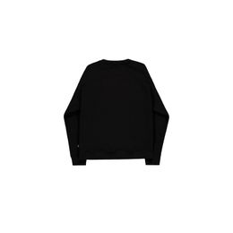 Herren Sweater "Basic Sweatshirt Carbon", schwarz, Gr. M, Alpha Industries, Obermaterial: 80% Baumwolle, 20% Polyester, Sweatshirts