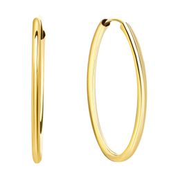 Firetti Damen Paar Creolen "Schmuck Geschenk Gold 333 Ohrschmuck gl&auml;nzend, verschiedene Gr&ouml;&szlig;en", 30, Gelbgold 333, gold, Gelbgold 333, Ohrringe