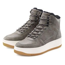 ELBSAND Damen Sneaker, Gr. 39, grau, Obermaterial: 100% Lederimitat. Decksohle: 100% Textilmaterial. Futter: 100% Textilmaterial. Laufsohle: 100%