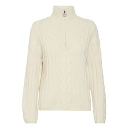 oxmo Damen Troyer "Troyer OXOtilly", beige, Gr. S, Obermaterial: 100% Polyacryl PAN., Pullover