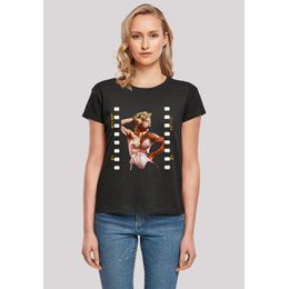 T-Shirt F4NT4STIC "Madonna Live Photo Reel By Stephen Wright", Damen, Gr. M, schwarz, Obermaterial: 100% Baumwolle, oversize, Rundhals, ohne B&uuml;ndchen, Shirts T-Shirt, Premium Qualit&auml;t