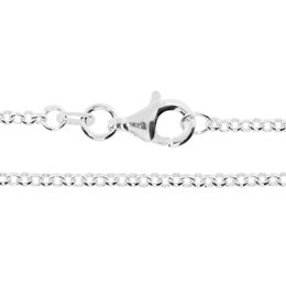 OSTSEE-SCHMUCK Damen Silberkette "OSTSEE-SCHMUCK Kette Erbs 1,8 mm Kette Erbs 1,8 mm", 50cm, Silber 925 (Sterlingsilber), L: 42, silber, Silber 925