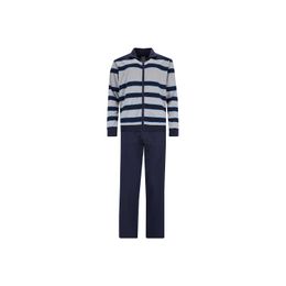 Hajo Herren Sweater "Trainingsanzug", blau, Gr. XXXL, Obermaterial: 62% Baumwolle CO. 38% Polyester PES., Sweatshirts