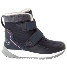Jack Wolfskin M&auml;dchen Winterstiefel "POLAR WOLF TEXAPORE MID VC K", Gr. 28, blau, Synthetik, Textil, Schuhe, Snowboots, Winterboots, Winterschuhe,