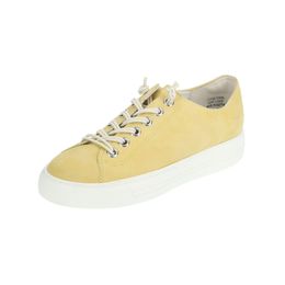 Paul Green Damen Sneaker "Paul Green Sneaker Veloursleder", Gr. 40,5, gelb, Veloursleder, Schuhe