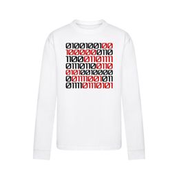 F4NT4STIC Jungen T-Shirt "I love you 01001001 Binary Code Valentinstag", wei&szlig;, Gr. 134, Obermaterial: 100% Baumwolle, Shirts, Premium Qualit&auml;t