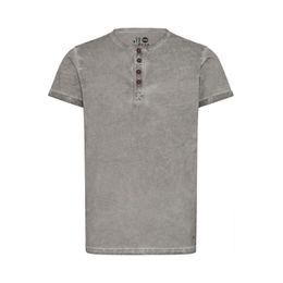!Solid SOLID Herren Rundhalsshirt "Rundhalsshirt SDTihn", grau, Gr. S, Obermaterial: 100% Baumwolle CO., Shirts