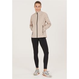 Endurance Damen Laufjacke "Kommy", grau, Gr. 46, unifarben, 100% Polyester, Jacken, mit 4 Wege- Stretch