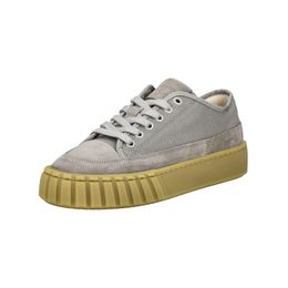 sneaky steve Damen Plateausneaker "sneaky steve Sneaker Textil", Gr. 39, grau, Textil, Schuhe