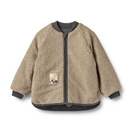 Wheat Kinder Outdoorjacke "Reversible Thermo Jacket Lake", schwarz, Gr. 140, unifarben, Web, Obermaterial: 100% Polyester, Jacken, wasserdicht