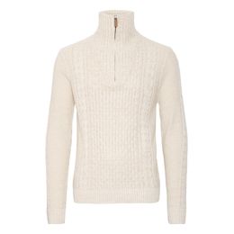 Blend Herren Troyer "Troyer BHPullover", beige, Gr. XXXL, Obermaterial: 80% Polyacryl PAN. 20% Baumwolle CO., Pullover