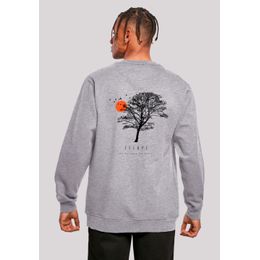 F4NT4STIC Herren Sweatshirt "Escape Discover the World Tree Birds", grau, Gr. XXL, Obermaterial: 50% Baumwolle, 50% Polyester, Sweatshirts, Premium