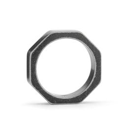 Fynch-Hatton Herren Fingerring "Schmuck Geschenk Edelstahl Ring The Classic", 64, Edelstahl, 6mm, braun, Edelstahl, Fingerringe