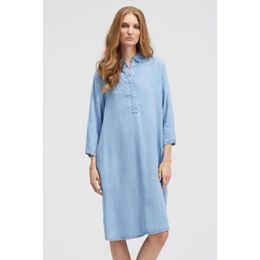 Smith & Soul SMITH & SOUL Damen Sommerkleid, blau, Gr. S, bestickt, Material: 100% Lyocell, Kleider, mit Taschen