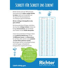 Richter Damen Winterstiefel "Samy WMS: Mittel", Gr. 26blau, lila, Veloursleder, kontrastfarbene Details, Schuhe, Barfu&szlig;schuh, Klettstiefel mit