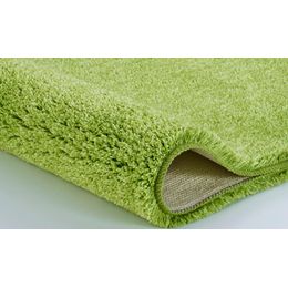 Badematte Kleine Wolke, H:25mm, gr&uuml;n, Kunstfaser, Badematten, "Seattle, Badvorleger, Badezimmer Teppich", Badteppich, Uni Farben mit Melange Effekt,