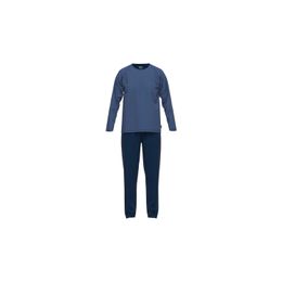 Ceceba Herren Schlafanzug "Pyjama", Gr. M, blau, Obermaterial: 60% Baumwolle CO. 40% Polyester PES., Homewear-Sets