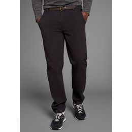 Bruno Banani Herren Chinohose, schwarz, Gr. 32, unifarben, Web, Obermaterial: 98% Baumwolle, 2% Elasthan, Hosen