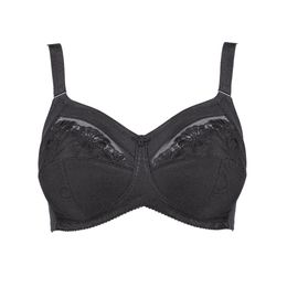 Anita Damen Entlastungs-BH "Komfort BH Safina", Gr. 90, schwarz, Stoff, Obermaterial: 50% Polyamid PA. 25% Polyester PES. 10% Elasthan EL. 10%