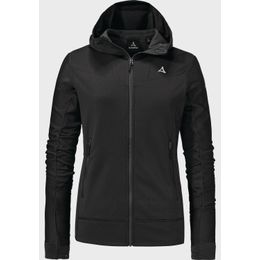 Schöffel SCHÖFFEL Damen Fleecejacke "Mountain Fleece Hoody Style Blaueis WMS", schwarz, Gr. 36, Oberstoff : 94% Polyester 6% Elasthan, Jacken