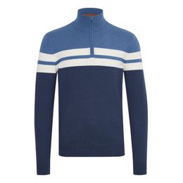 Blend Herren Troyer "Troyer BHNaresh", blau, Casual, Gr. L, gestreift, Obermaterial: 100% Baumwolle CO., Pullover