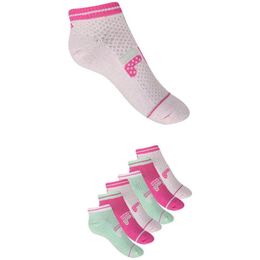 Fila M&auml;dchen Freizeitsocken "JUNIOR GIRL INVISIBLE SOCKS", Gr. 27, rot, Baumwollmischung, unifarben, Socken, mit elastischem B&uuml;ndchen