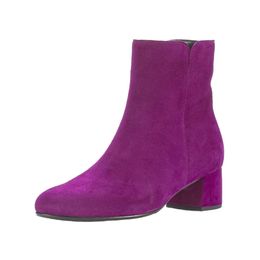 Gabor Damen Stiefelette "Gabor Stiefelette Veloursleder", Gr. 38, lila, Veloursleder, Schuhe