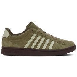 K-Swiss Herren Sneaker "COURT TIEBREAK II SDE", Gr. 45burnt olive, schwarz coffee, alfalfa, Leder, Schuhe