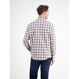 Lerros Herren Karohemd, gr&uuml;n, Gr. XXL, kariert, Web, Obermaterial: 100% Baumwolle, Hemden, langarm, mit Button-Down-Kragen