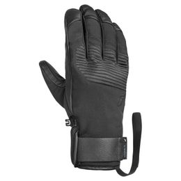 Reusch Damen Skihandschuhe "Andreas R-TEX XT", schwarz, Gr. 8,5, unifarben, 80% Polyester, 20% Rindsleder, Handschuhe, mit wind- und wasserdichter