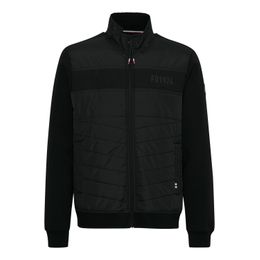 FQ1924 Damen Outdoorjacke "Outdoorjacke FQHARRY combo jacket", schwarz, Gr. XL, Obermaterial: 80% Baumwolle CO. 16% Polyester PES. 4% Elasthan EL.,