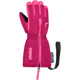 Reusch Kinder Skihandschuhe "Tom", lila, Gr. 3, mehrfarbig, 82% Polyester, 18% Polyurethan, Handschuhe, mit langer Stulpe