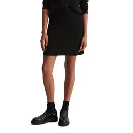 Marc O'Polo MARC O'POLO Damen Strickrock "aus reiner Merinowolle", schwarz, Gr. 44, unifarben, Obermaterial: 100% Schurwolle, R&ouml;cke