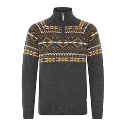 Blend Herren Troyer "Troyer BHNilo"charcoal mix, Gr. L, Obermaterial: 100% Polyacryl PAN., Pullover