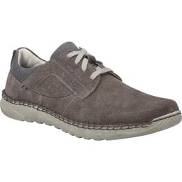 Josef Seibel Herren Schn&uuml;rschuh "Wilson 04, grau", Gr. 47, grau, Obermaterial: 80% Rindsleder Leather cow. 20% Textilmaterial TEXMAT., Schuhe