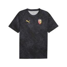 Puma Herren Trainingsshirt "RC Lens Aufw&auml;rmtrikot Herren", gelb, Gr. M, bedruckt, Obermaterial: 100% Polyester, Shirts