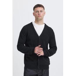 Blend Herren Strickjacke "BHBRANKO CARDIGAN KNIT", schwarz, Gr. S, unifarben, Strick, Obermaterial: 60% Wolle, 40% Nylon, Strickjacken
