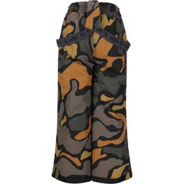 ZIGZAG Jungen Skihose "Soho"grau, braun, Gr. 104, gebl&uuml;mt, 100% Polyester, Hosen, aus atmungsaktivem Material