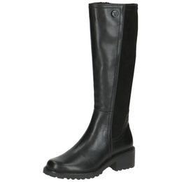 Caprice Damen Stiefel "Caprice Stiefel Leder/Textil", Gr. 40, schwarz, Leder, Textil, Schuhe
