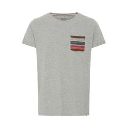 Blend Herren T-Shirt "T-Shirt BHElandro", grau, Gr. L, Obermaterial: 100% Baumwolle CO., Shirts