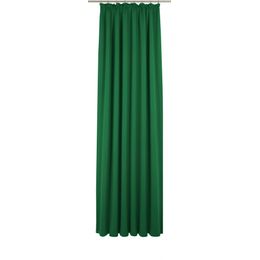 Vorhang WIRTH, B:132cm H:145cm, gr&uuml;n, Jacquard, Polyester, Wohnzimmer, Gardinen, "Umea"