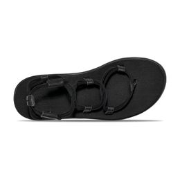 Teva Damen Sandale "W VOYA INFINITY", Gr. 41, schwarz, Leder, Textil, Schuhe