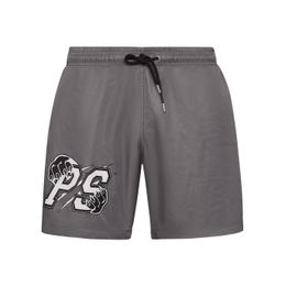 Plein Sport Herren Badehose "Badehose"10, grau, Gr. M, Obermaterial: 100% Polyester, Badehosen