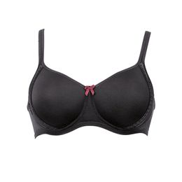Anita Damen Soft-BH "Soft BH Fleur", Gr. 95, schwarz, Obermaterial: 83% Polyamid PA. 17% Elasthan EL., BHs